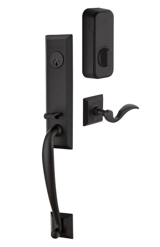 Emtek Single Cylinder Adams Handleset EMPowered Motorized Smart Lock U Emtek Single Cylinder Adams Handleset EMPowered Motorized Smart Lock U