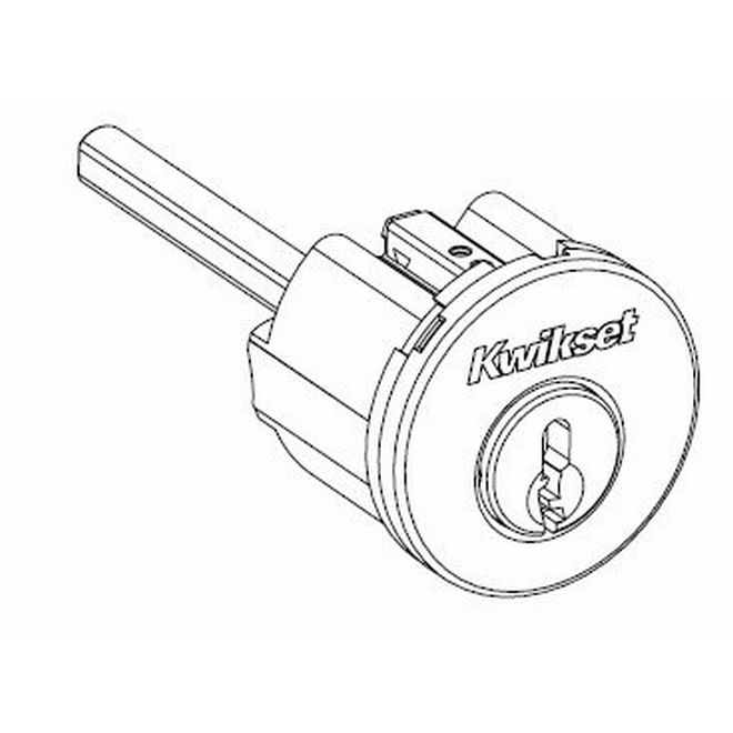 Kwikset 13443 980 Exterior Cylinder Core and Housing